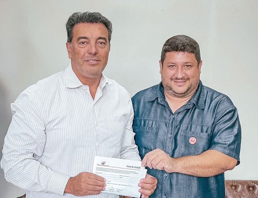 Vagner Polizel se filia ao Solidariedade em São Tomé